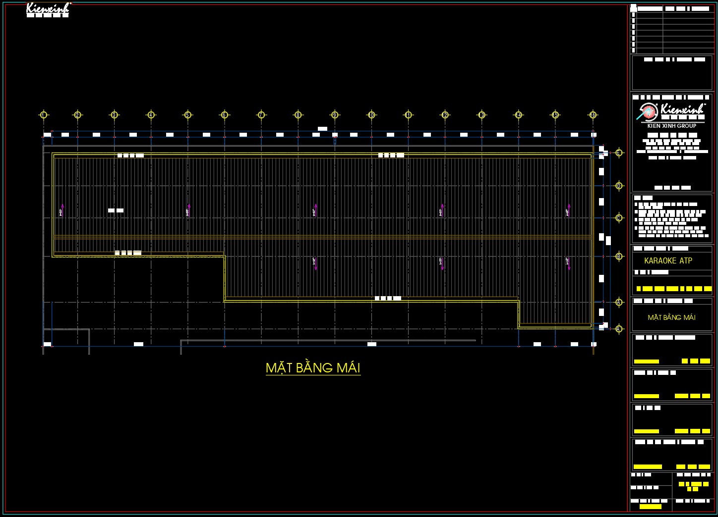 File cad bản vẽ thiết kế mặt bằng quán karaoke - THƯ VIỆN XÂY DỰNG